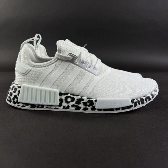 adidas | Shoes | Adidas Womens Nmdr White Black Leopard Print Shoes ...